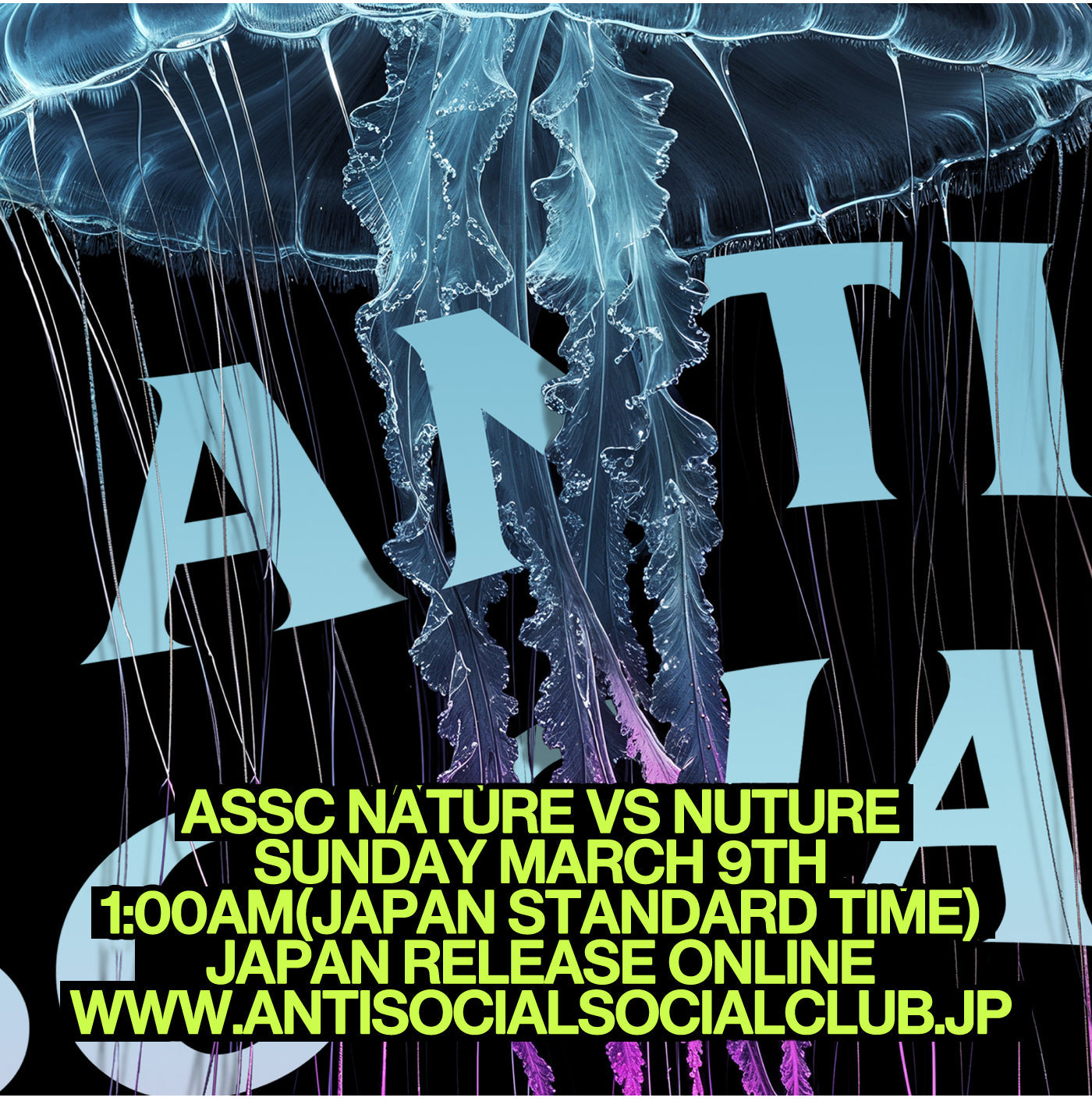 ASSC Nature vs Nurture – ANTI SOCIAL SOCIAL CLUB JAPAN