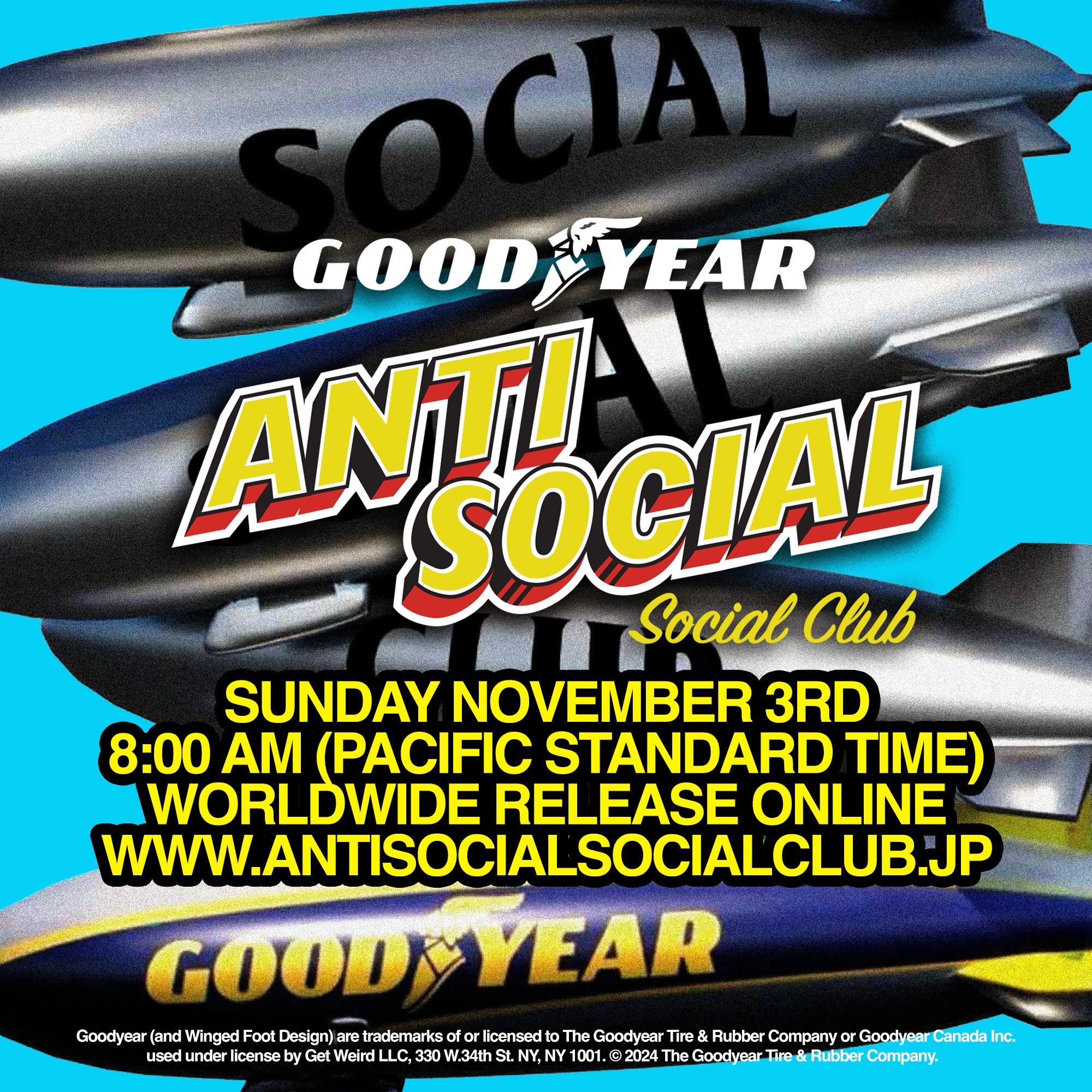 ASSC X GOODYEAR – ANTI SOCIAL SOCIAL CLUB JAPAN