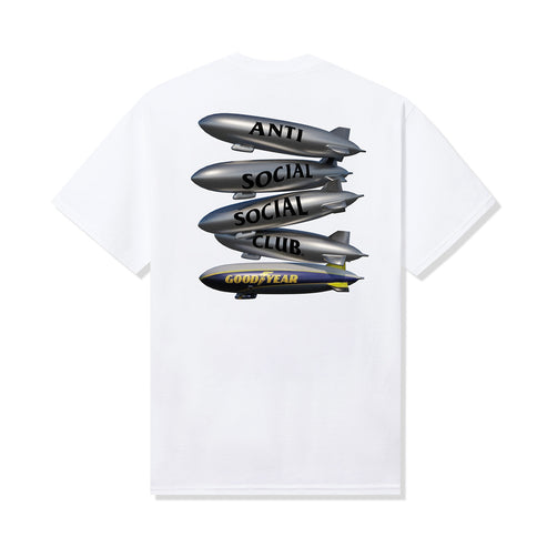ASSC x Goodyear Blimp Stack Tee - White – ANTI SOCIAL SOCIAL CLUB JAPAN