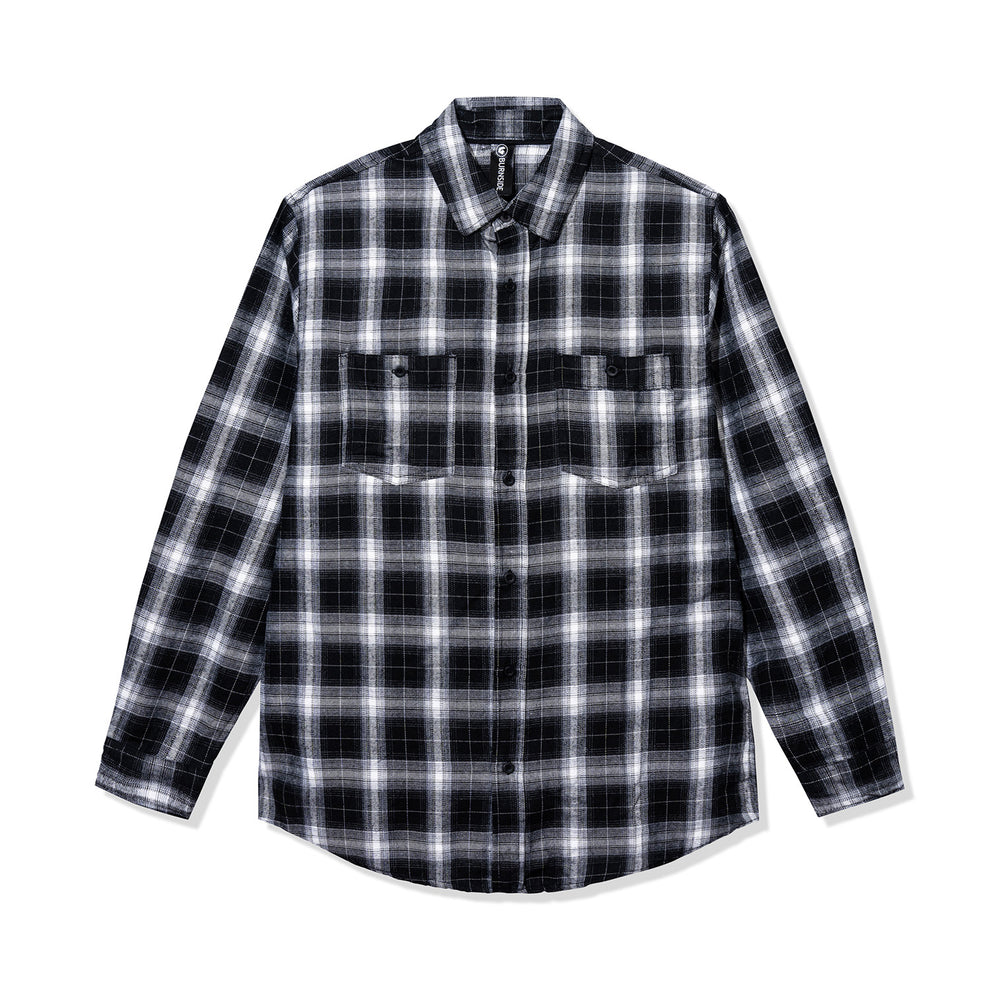 Overwhelming Proof Flannel - Black/White – ANTI SOCIAL SOCIAL CLUB JAPAN